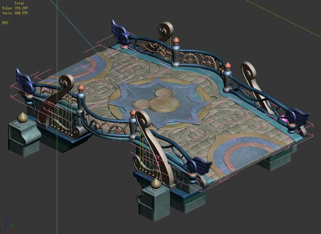 ArtStation - main city - Stone Bridge 96 | Game Assets