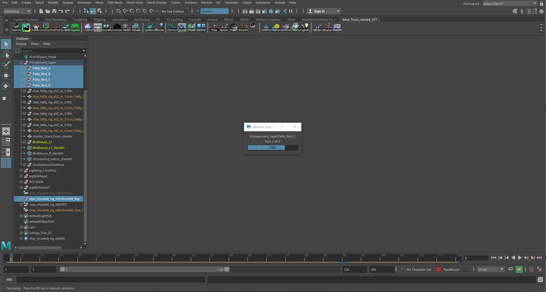 ArtStation - Alembic Export Interface - Autodesk Maya | Resources