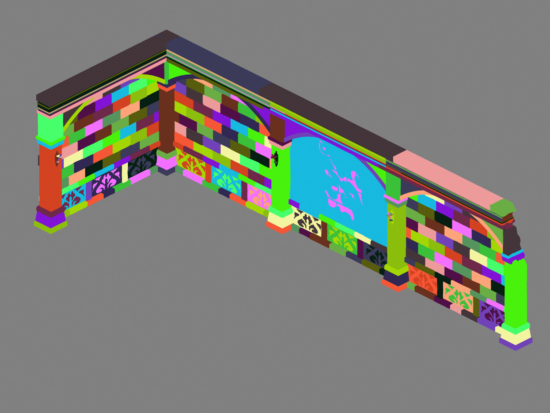 ArtStation - Palace - Earth Palace Wall 02 | Game Assets