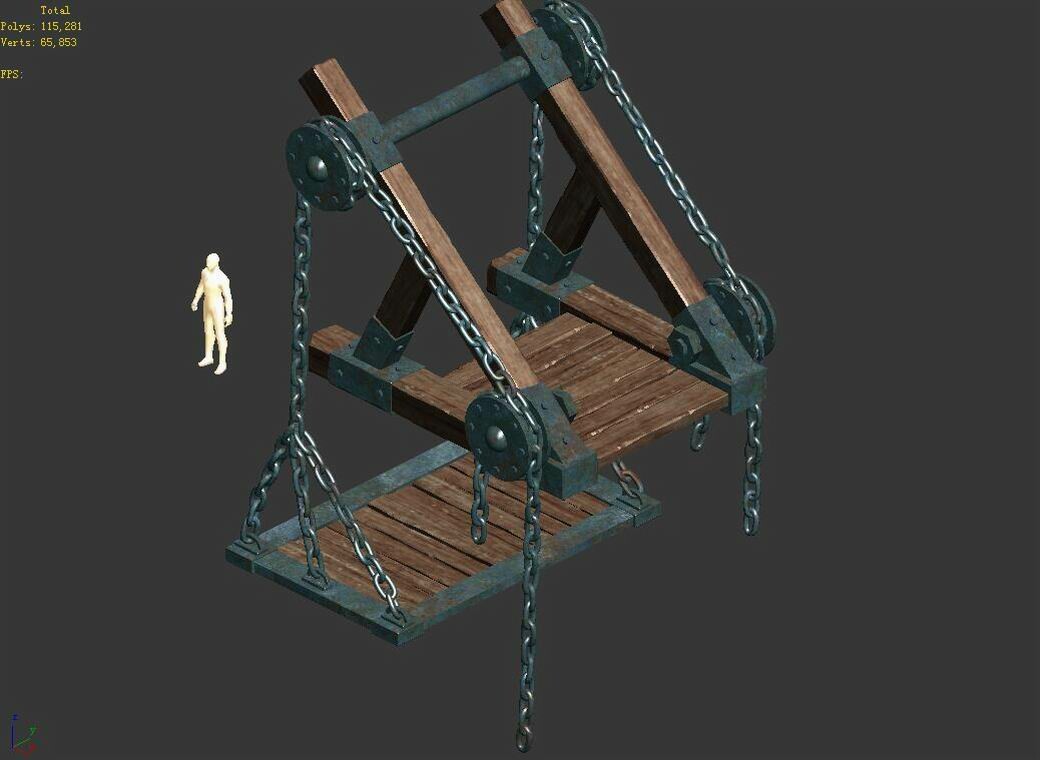 ArtStation - Underground Palace Entrance - Ladder | Game Assets