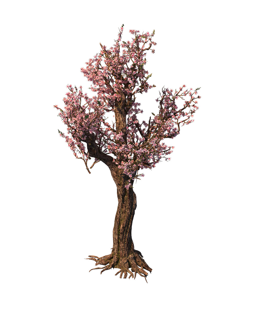 ArtStation - Tree - wonderful fantasy - peach tree 01 | Game Assets