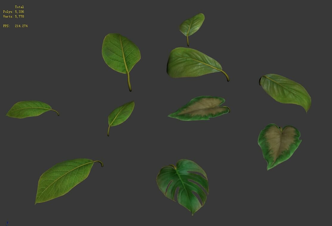 ArtStation - Trees - leaves 03 | Game Assets