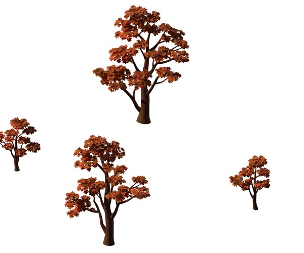 ArtStation - Large maple 61 | Game Assets