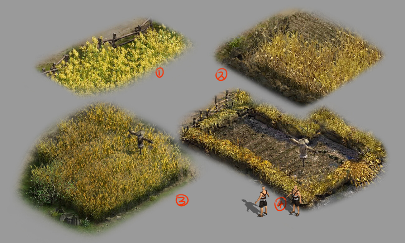 ArtStation - Paddy field 04 | Game Assets