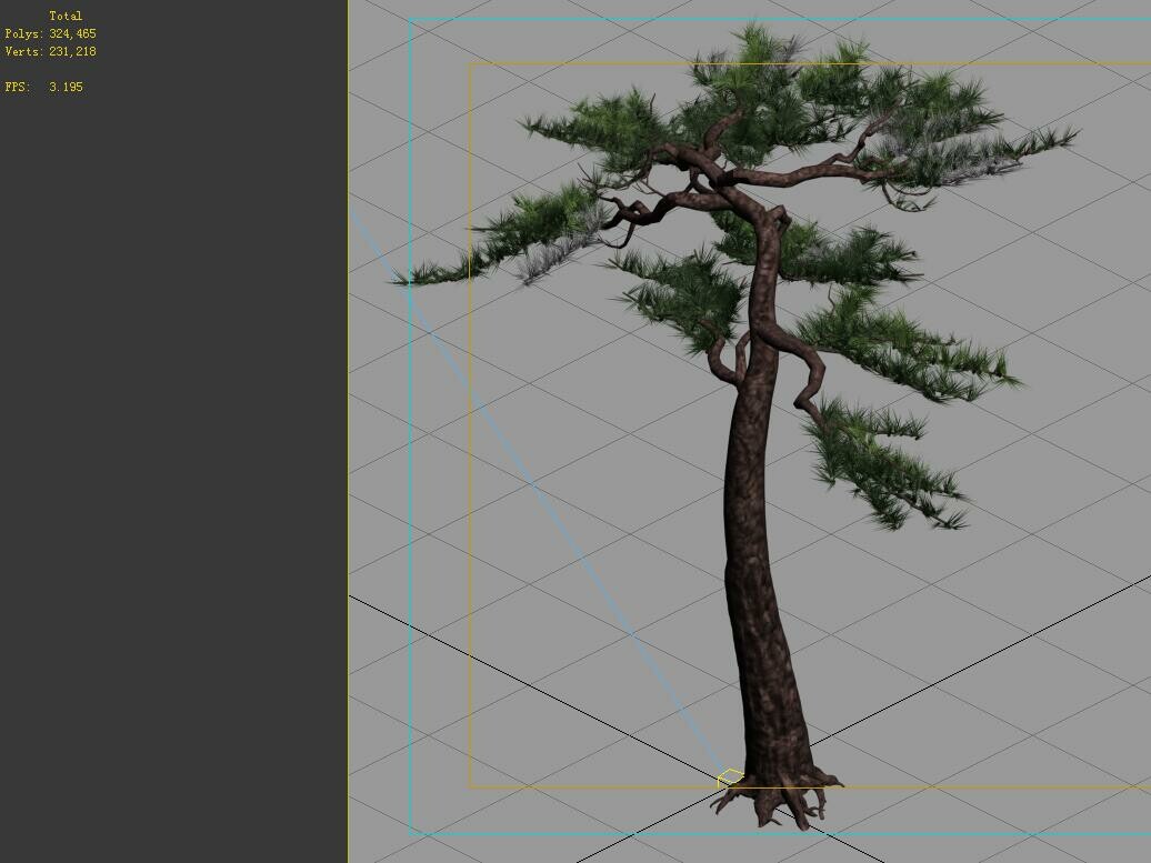 ArtStation - Game model - Alpine - Pine 03 | Game Assets