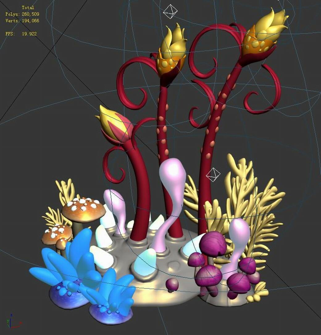 ArtStation - The sea - the fantasy plant 01 | Game Assets