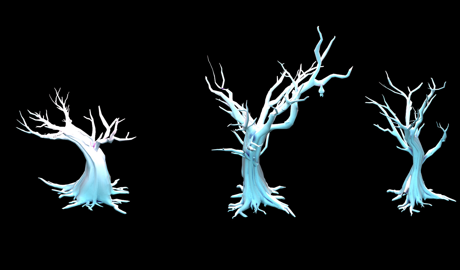 ArtStation - Dark forest - dead tree 01 | Game Assets