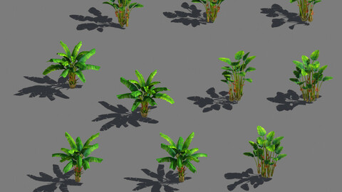 ArtStation - Daughter village - banana tree | Game Assets