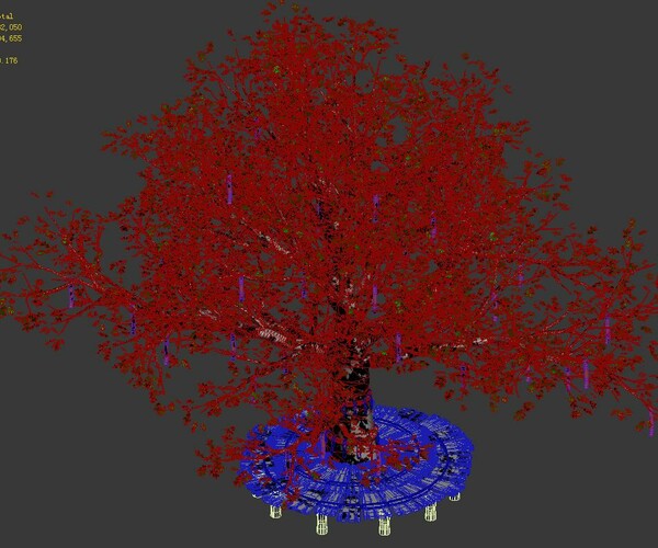 ArtStation - Prayer tree 01 | Game Assets