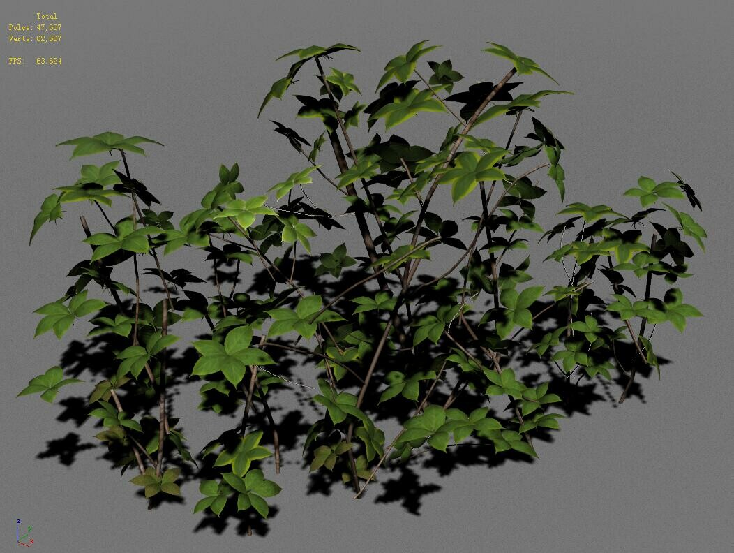 ArtStation - Forest - Large Shrub 09 | Game Assets