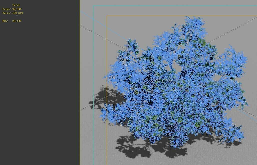 ArtStation - Game Model - Forest - Shrub 13 | Game Assets