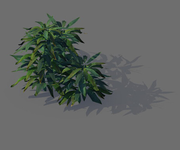 ArtStation - Game Model - Forest - Shrub 16 | Game Assets