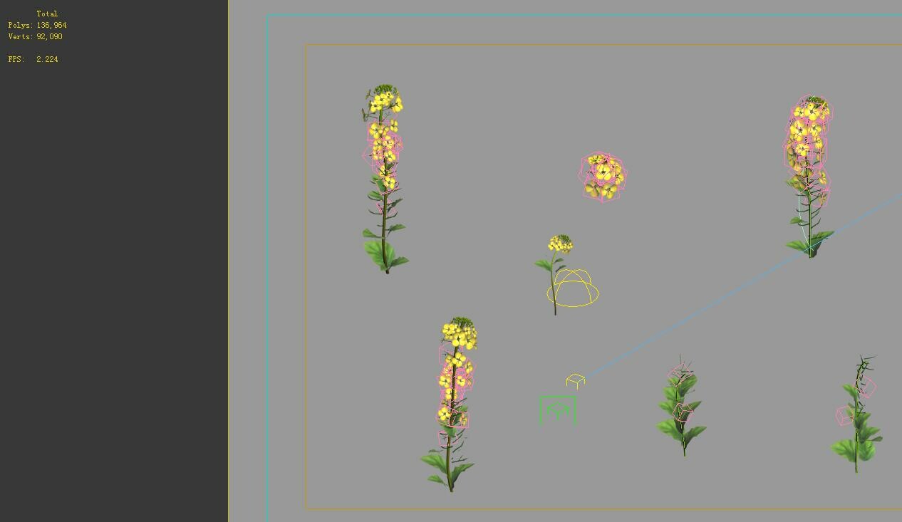 ArtStation - Game Model - Forest - Flowers 02 | Game Assets