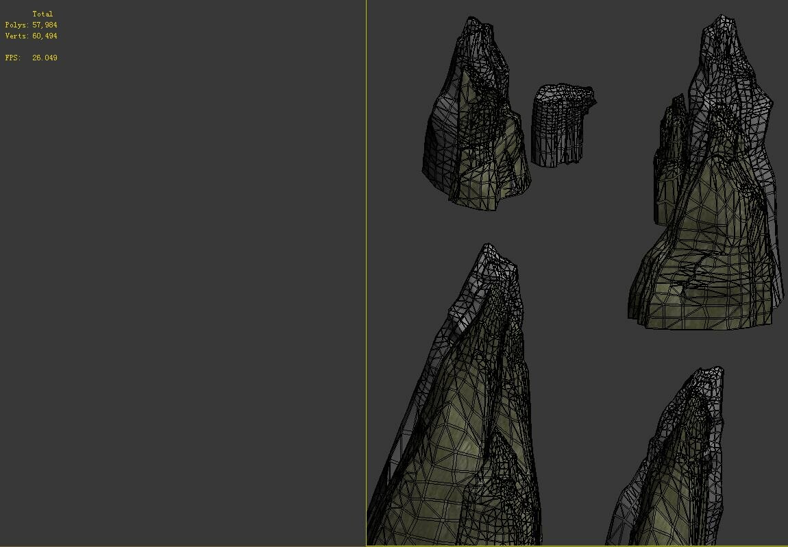 ArtStation - Game Model - Forest - Stone | Game Assets