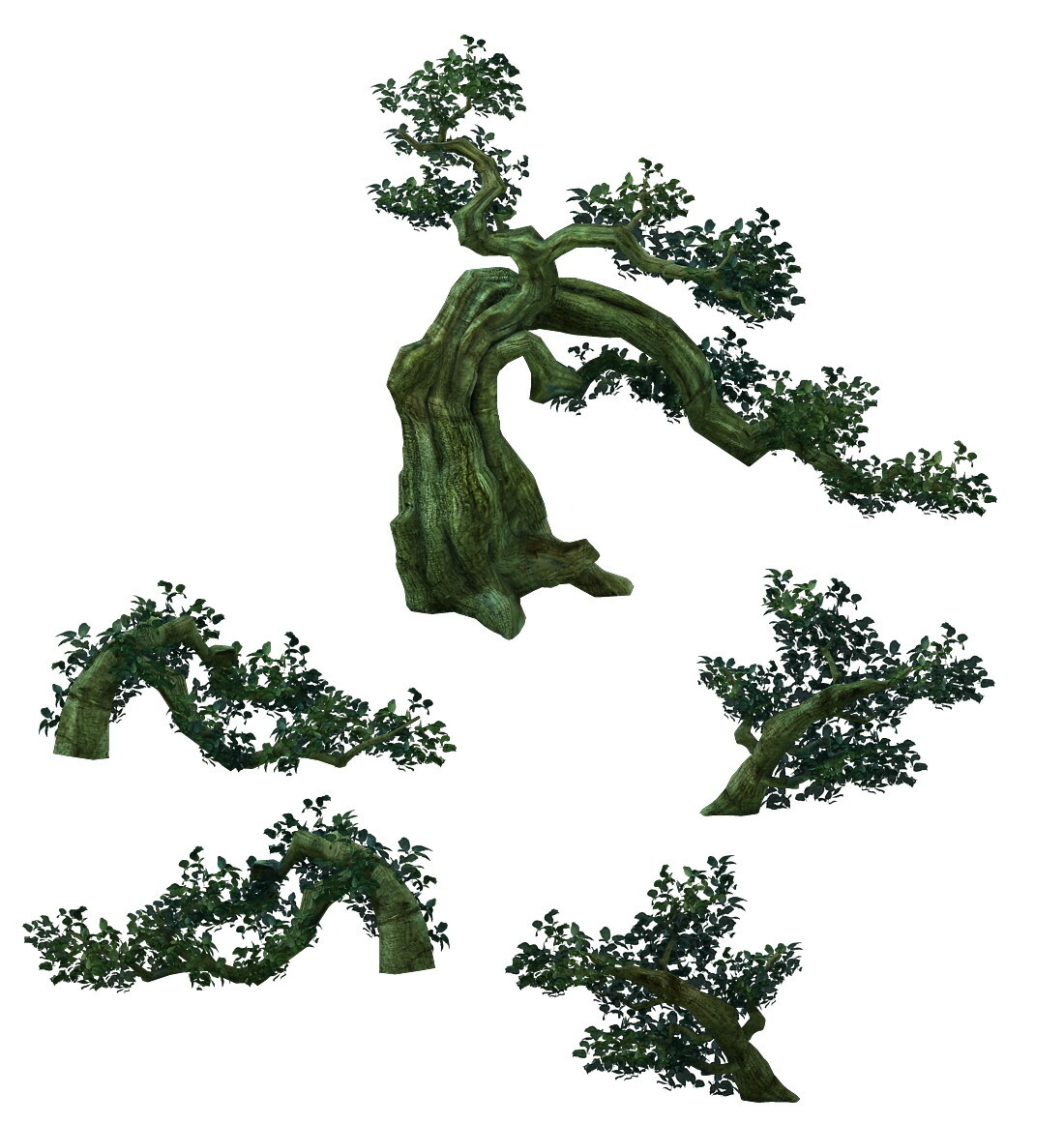 ArtStation - Game Model - Forest - Tree | Game Assets