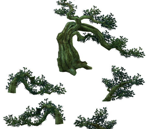 ArtStation - Game Model - Forest - Tree | Game Assets