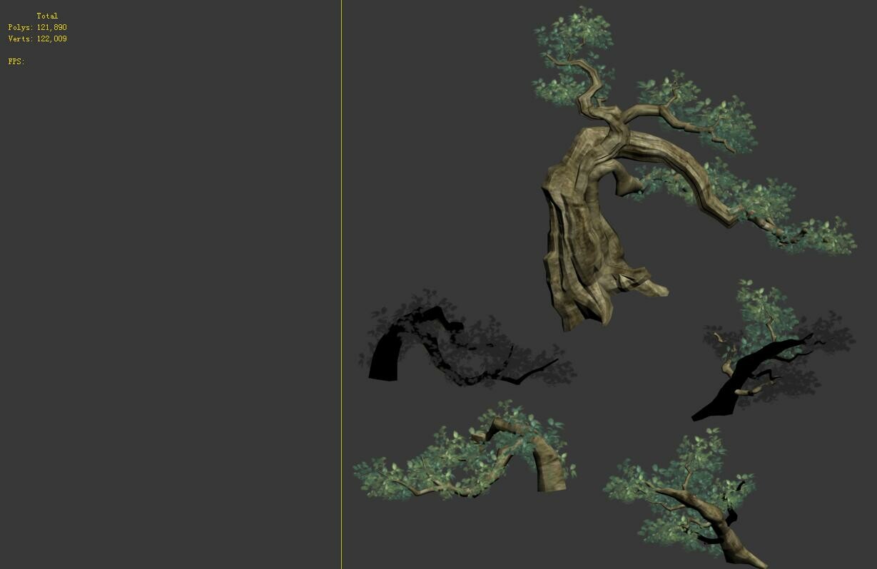 ArtStation - Game Model - Forest - Tree | Game Assets