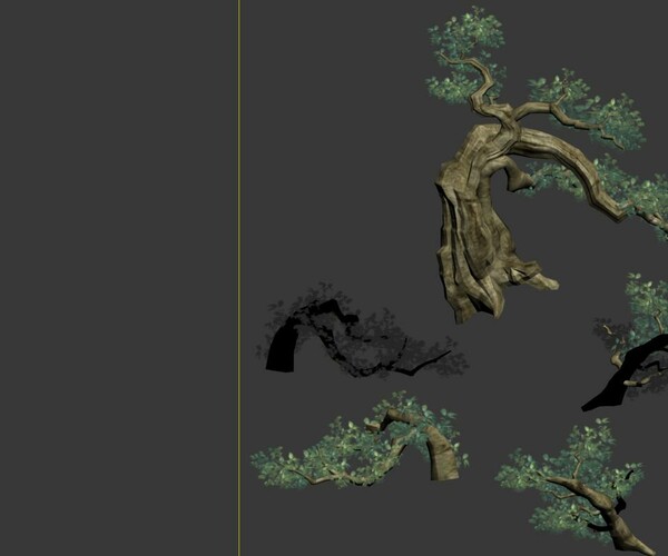 ArtStation - Game Model - Forest - Tree | Game Assets