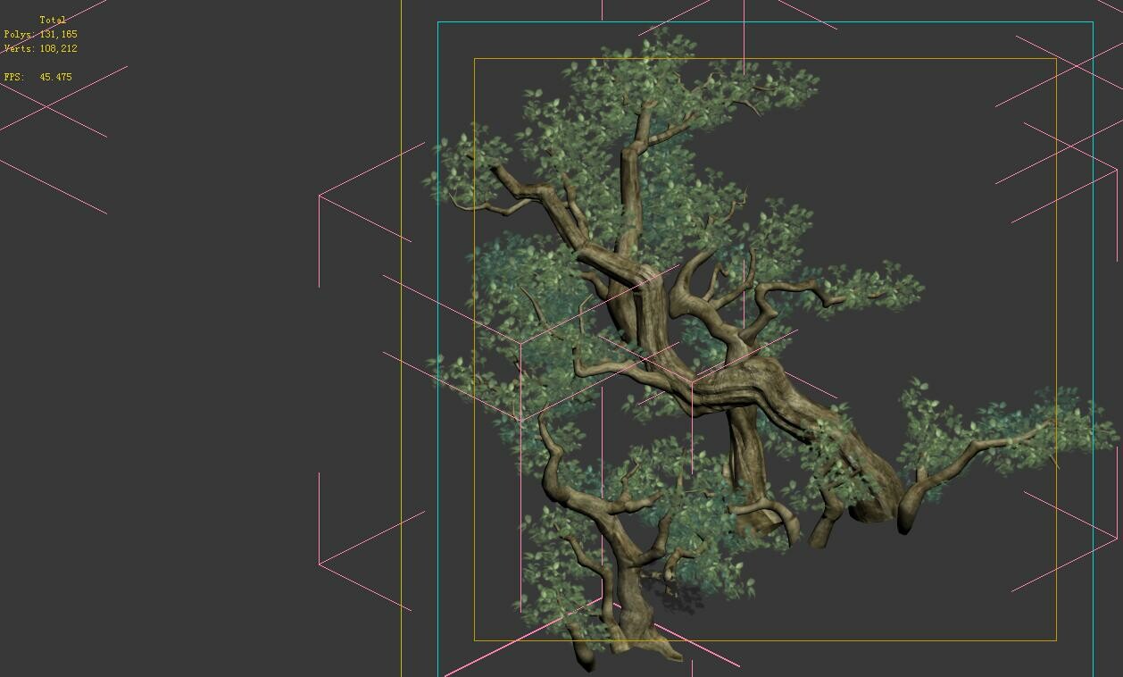 ArtStation - Game Model - Forest - Tree 02 | Game Assets