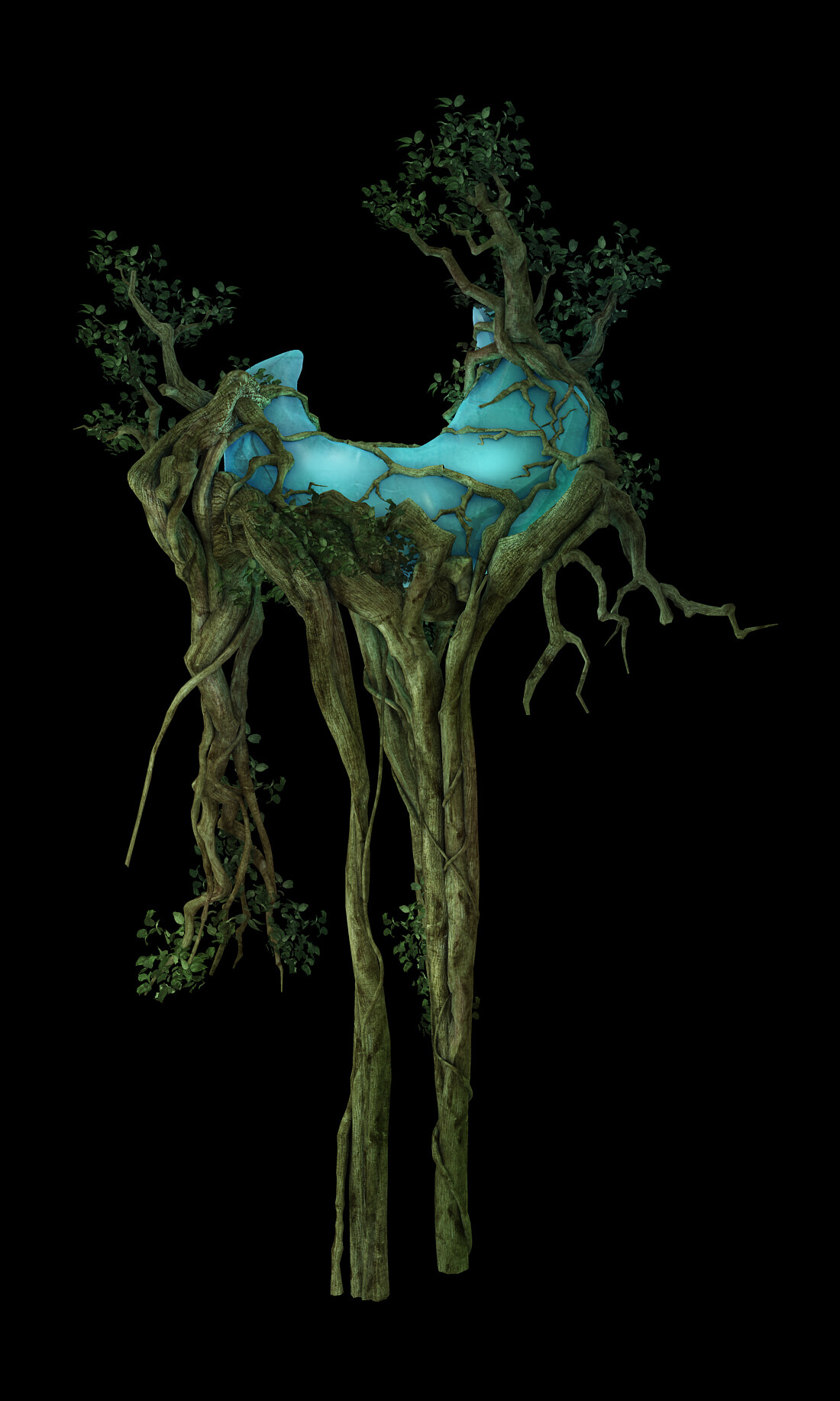 ArtStation - Game Model - Forest - Tree 06 | Game Assets