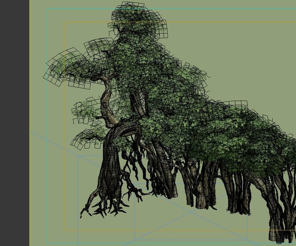 ArtStation - Game Model - Forest - Tree 10 | Game Assets