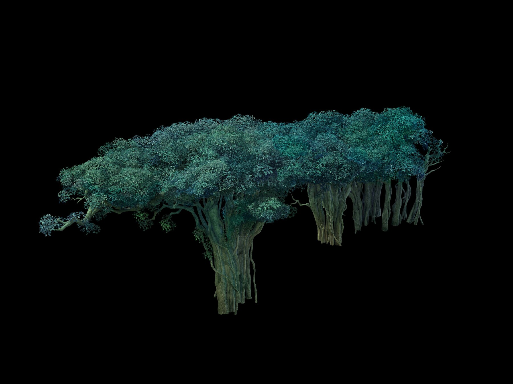 ArtStation - Game Model - Forest - Tree 12 | Game Assets