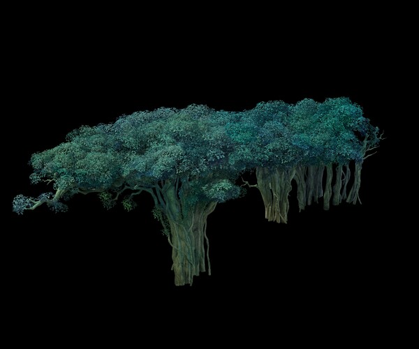 ArtStation - Game Model - Forest - Tree 12 | Game Assets