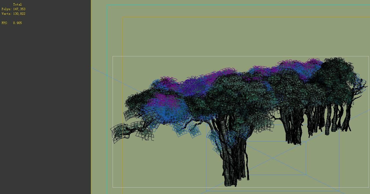 ArtStation - Game Model - Forest - Tree 12 | Game Assets