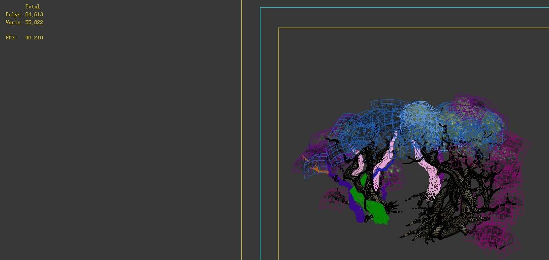 ArtStation - Game Model - Forest - Tree 13 | Game Assets