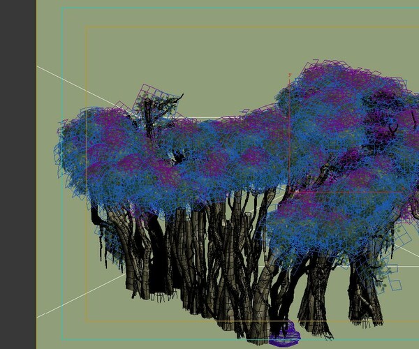 ArtStation - Game Model - Forest - Tree 14 | Game Assets