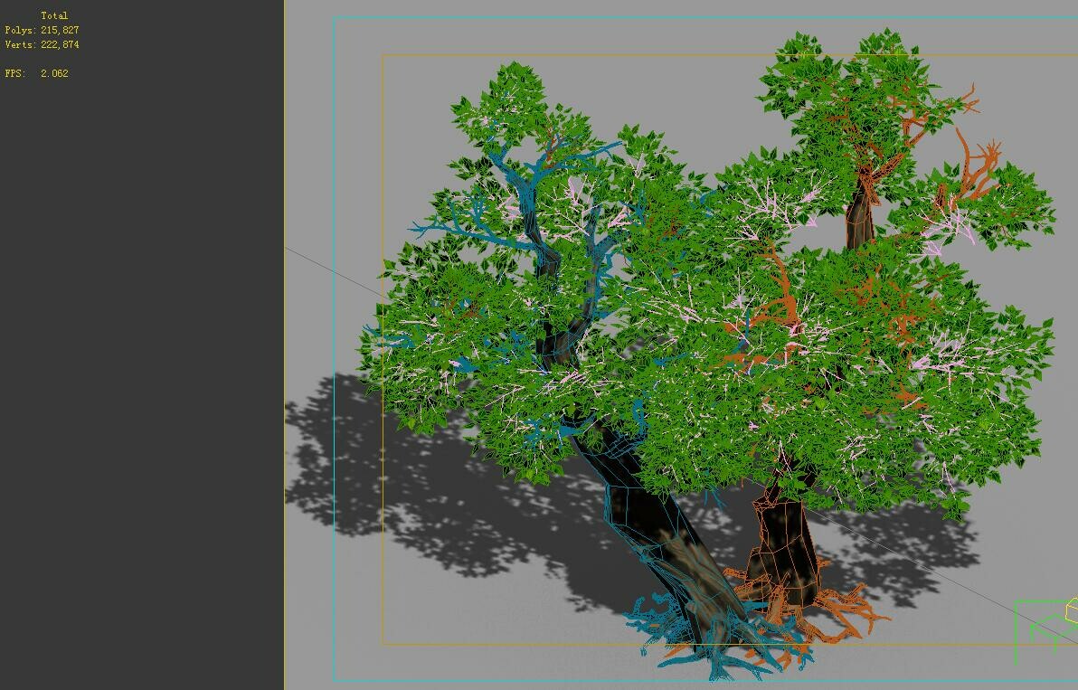 ArtStation - Game Model - Forest - Tree 21 | Game Assets