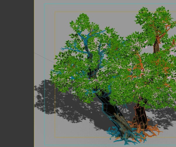 ArtStation - Game Model - Forest - Tree 21 | Game Assets