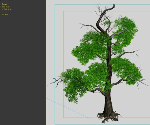ArtStation - Game Model - Forest - Tree 11 | Game Assets