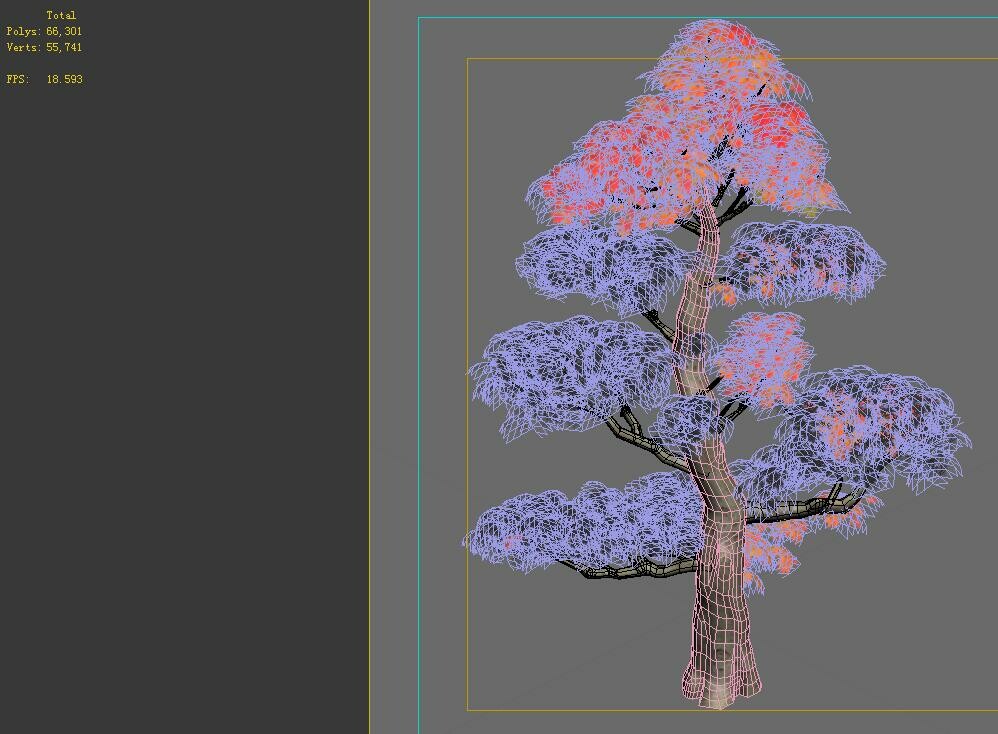 ArtStation - Game Models - Forest Trees - Maple Leaf | Game Assets