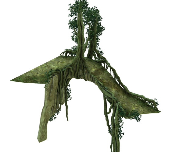 ArtStation - Game Model - Forest - Tree Bridge 01 | Game Assets