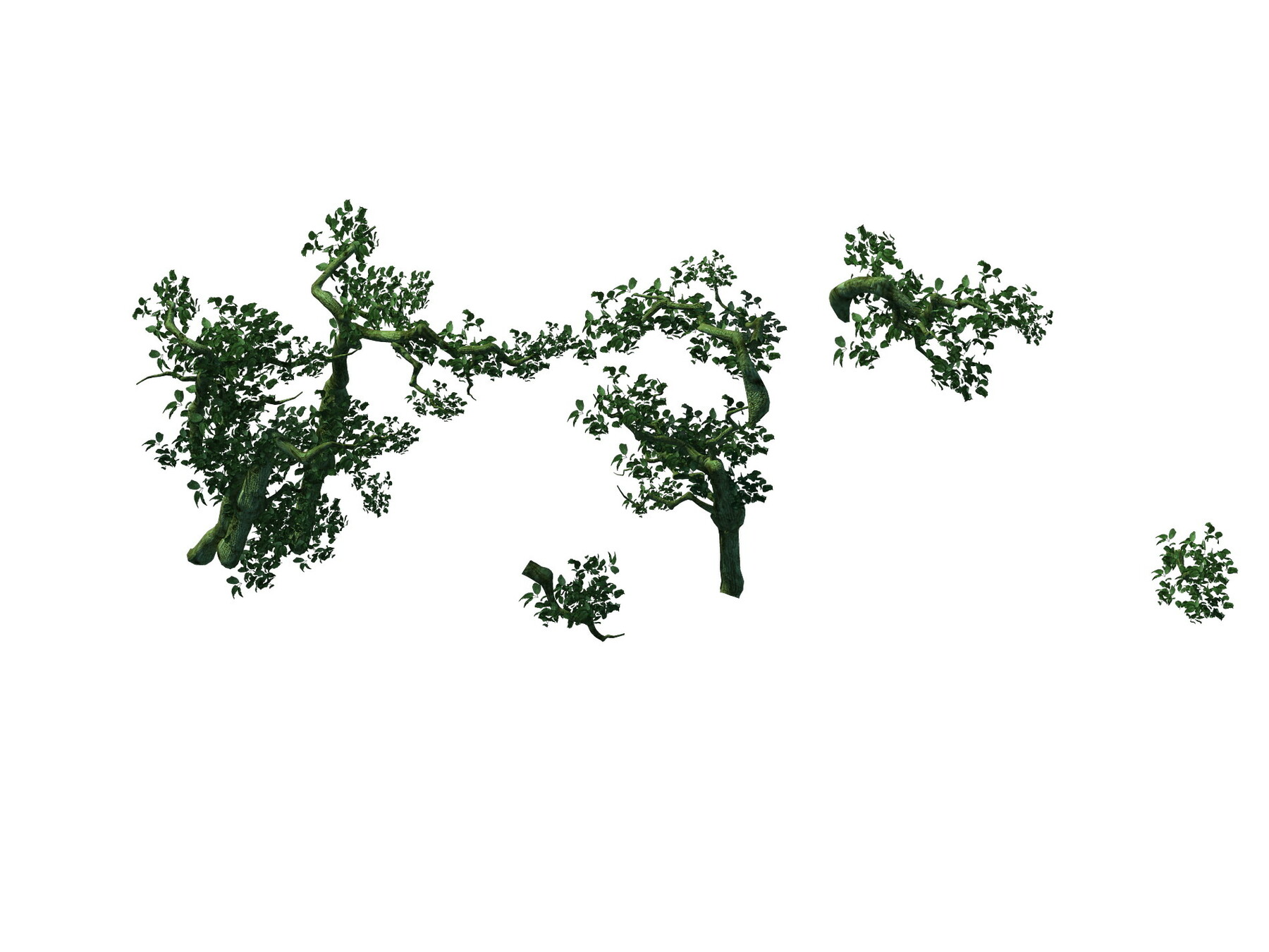 ArtStation - Game Model - Forest Model - Forest - Tree - Stone | Game ...