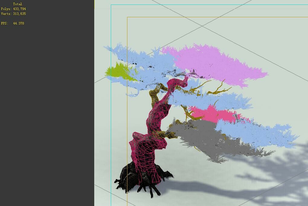 ArtStation - Game Model - Forest - Pine Tree 01 - Tree - Stone | Game ...