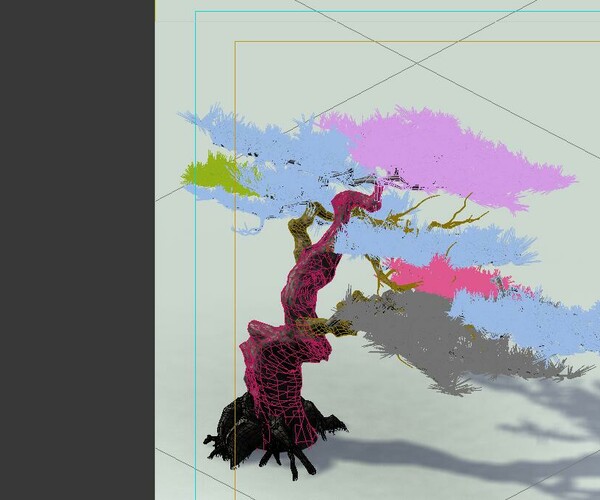 ArtStation - Game Model - Forest - Pine Tree 01 - Tree - Stone | Game ...