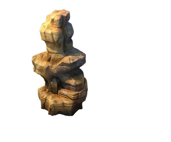 ArtStation - Game Model - Desert Gobi - Wind Stone 17 | Game Assets