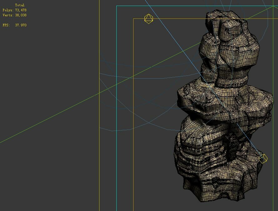 ArtStation - Game Model - Desert Gobi - Wind Stone 17 | Game Assets