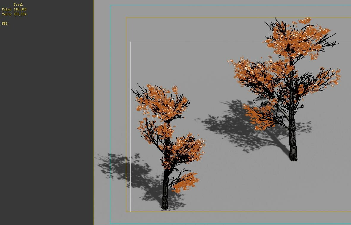 ArtStation - Game Model - Desert - Trees 03 | Game Assets