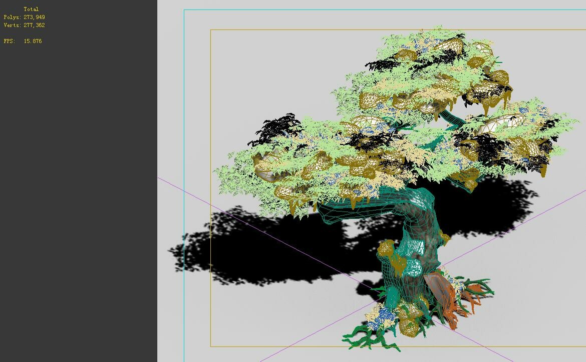 ArtStation - Game Models - Snow - Trees 01 | Game Assets