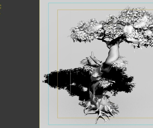 ArtStation - Game Models - Snow - Trees 05 | Game Assets