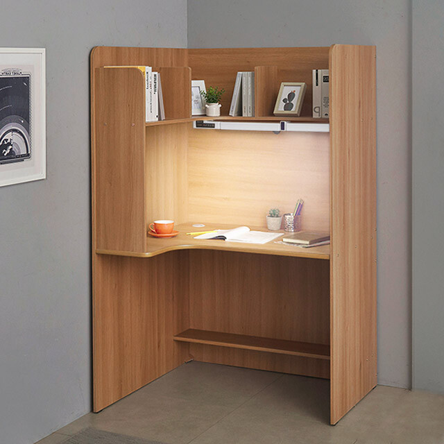 ArtStation - Home Grand Reading Room Desk Wide Emotional LED Stand ...