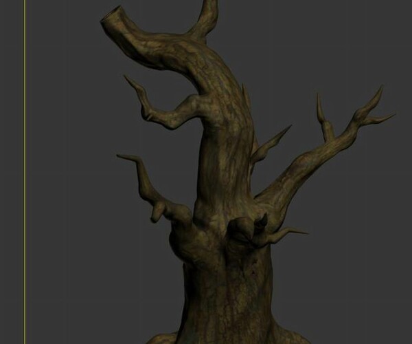 ArtStation - Fairy town - dead tree 3 | Game Assets