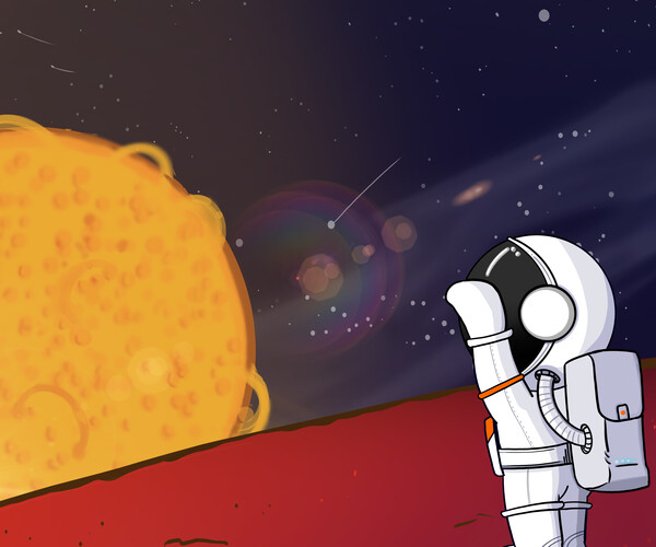 ArtStation - Summer in Space | Artworks