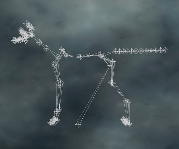 ArtStation - MDGH.004 Rigged Dog | Game Assets