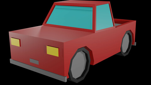 ArtStation - low-poly simple car game ready | Game Assets