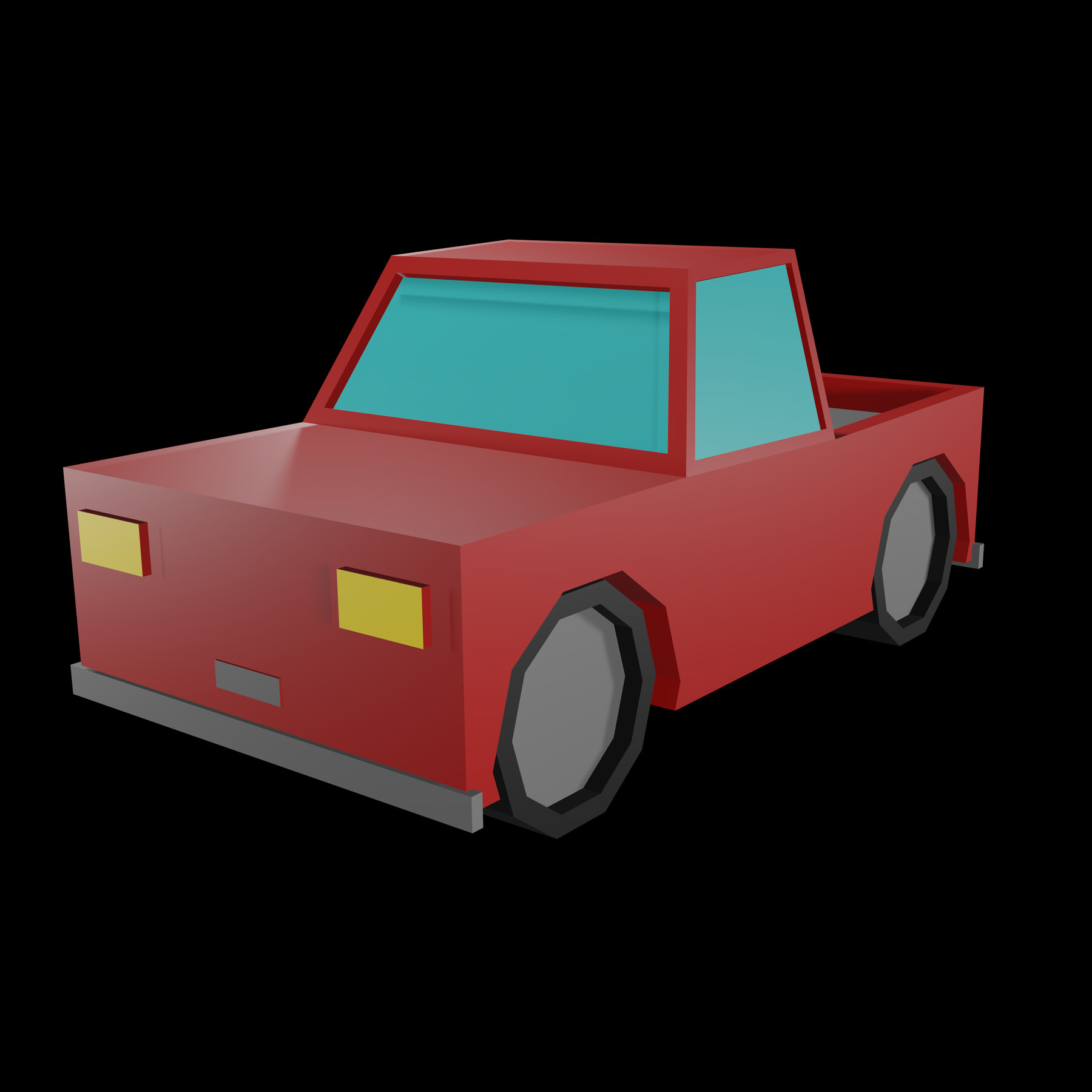 ArtStation - low-poly simple car game ready | Game Assets