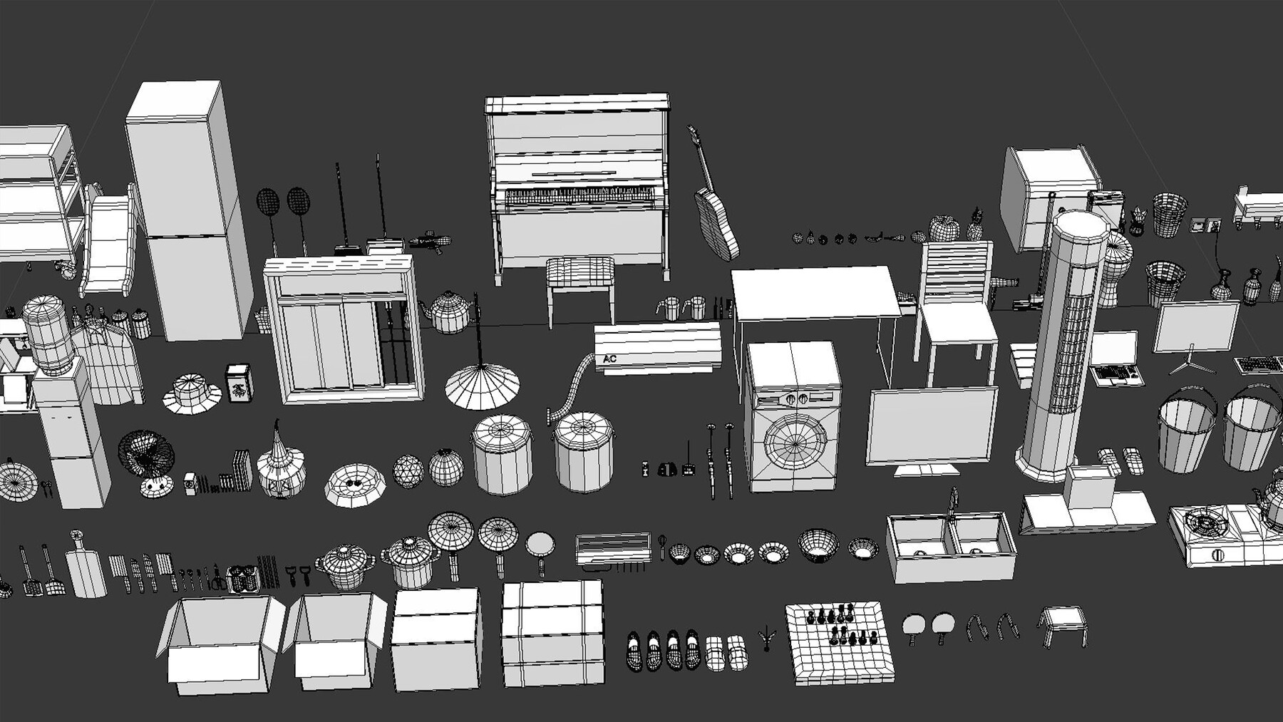 ArtStation - Low Poly Props Pro | Game Assets